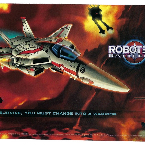 Harmony Gold | Art | 202 Robotech Battlecry Video Game Robotic Warrior 2pg Vintage Print ...